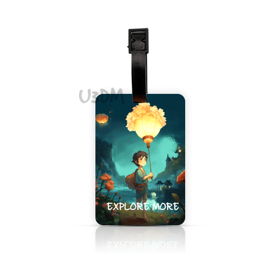 Buy Ultra Exploremore 3D Lenticular School Luggage Bag Label ID Tag ...